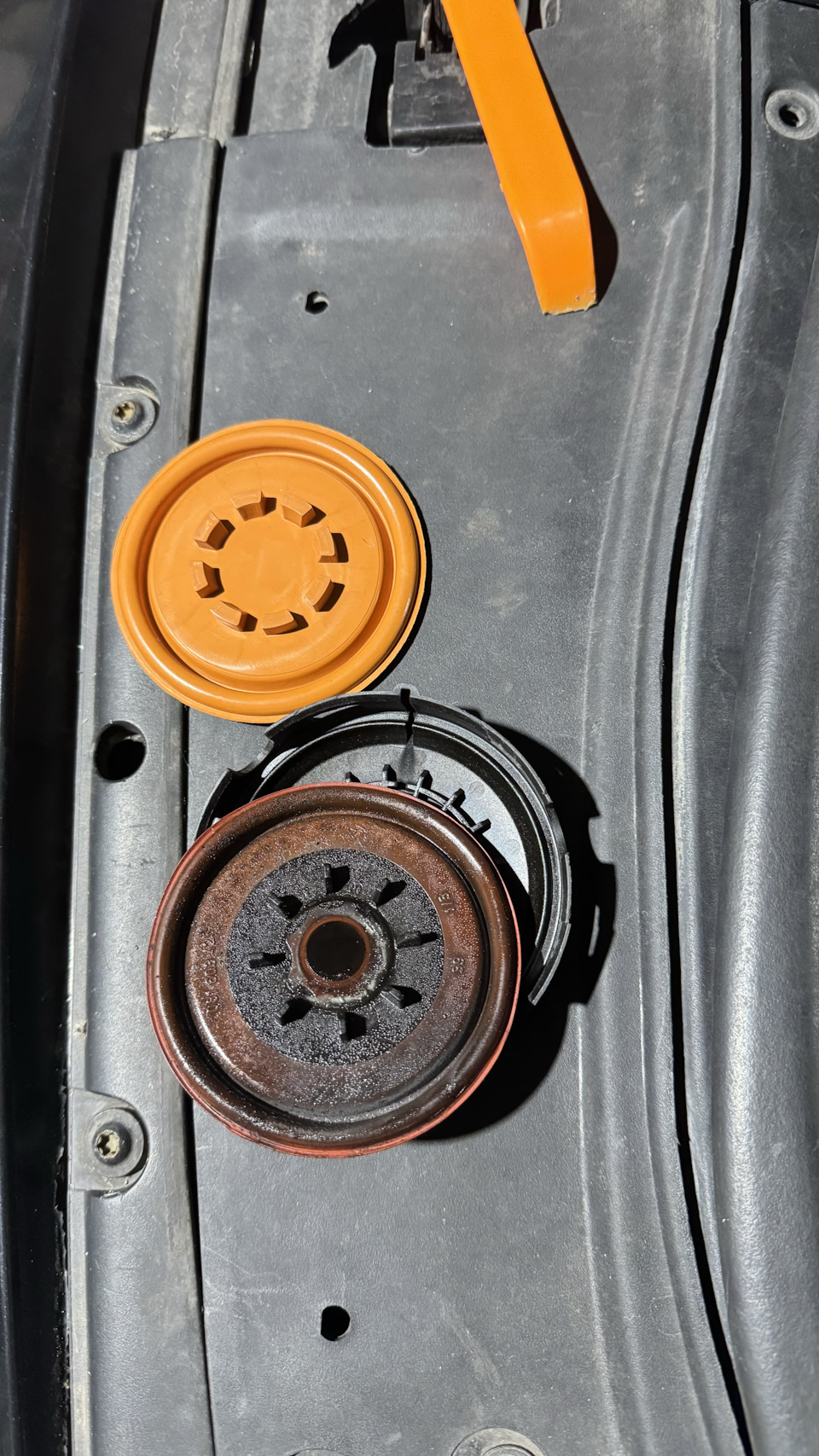 Замена мембраны КВКГ — Porsche Cayenne (1G) 955/957, 4,8 л, 2008 года ...