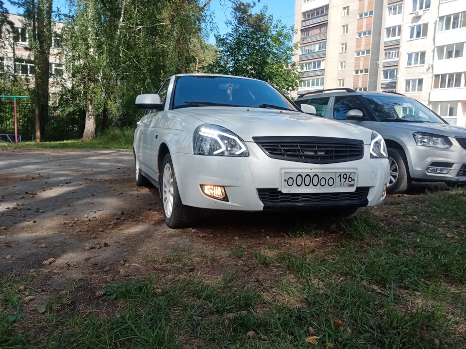 AMG фары приора — DRIVE2