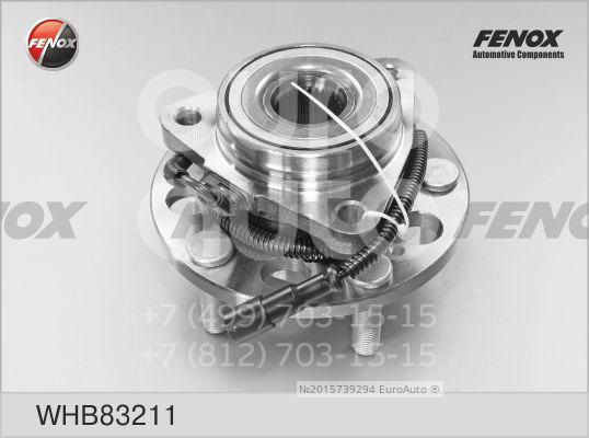 WHB83211 Ступица FENOX | Запчасти на DRIVE2