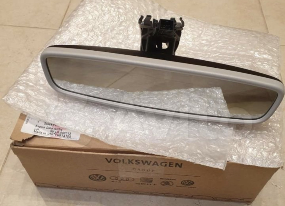 Зеркало с автозатемнением — Volkswagen Golf Mk7, 1,2 л, 2013 года ...