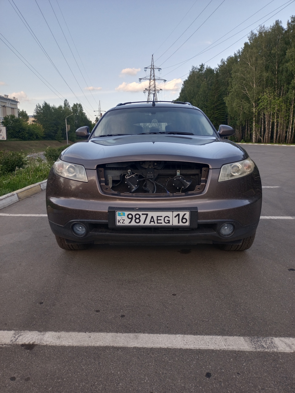 Волга гудок — Infiniti FX (1G), 3,5 л, 2003 года | аксессуары | DRIVE2