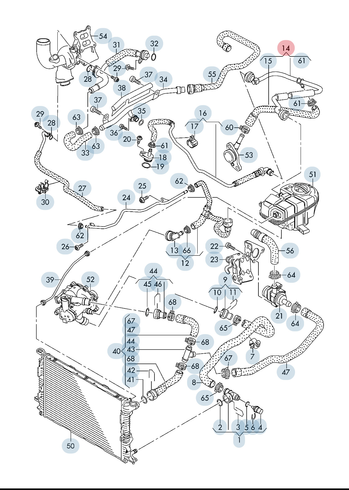 Ауди А6С7 система охлаждения обновлена. — Audi A6 (C7), 2 л, 2016 года ...