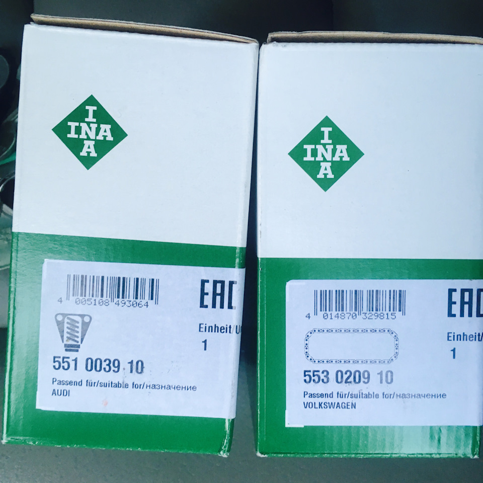 ТО, замена цепи, натяжителя, толкателя, топливного фильтра. — Audi A4 ...