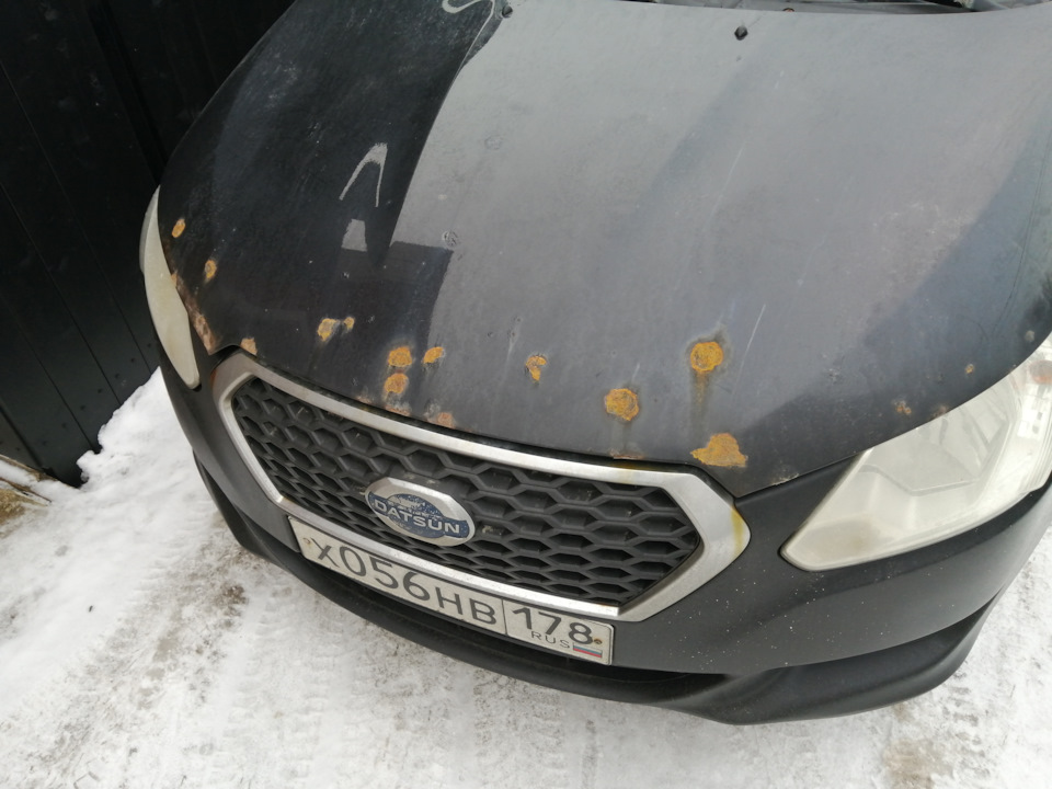 Заказал стеклопластиковый капот — Datsun on-Do, 1,6 л, 2017 года ...