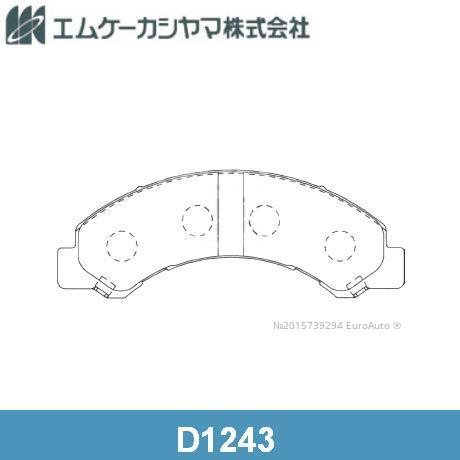 D4052 Тормозные колодки передние KASHIYAMA | Запчасти на DRIVE2