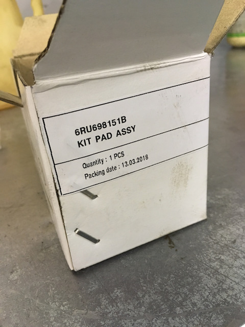 6RU698151B Комплект тормозных колодок VAG | Запчасти на DRIVE2