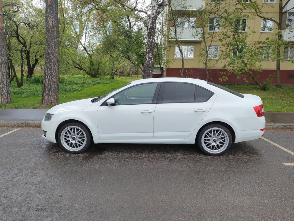 Покрасил и поставил rays — Skoda Octavia A7 Mk3, 1,8 л, 2016 года | колёсные диски | DRIVE2