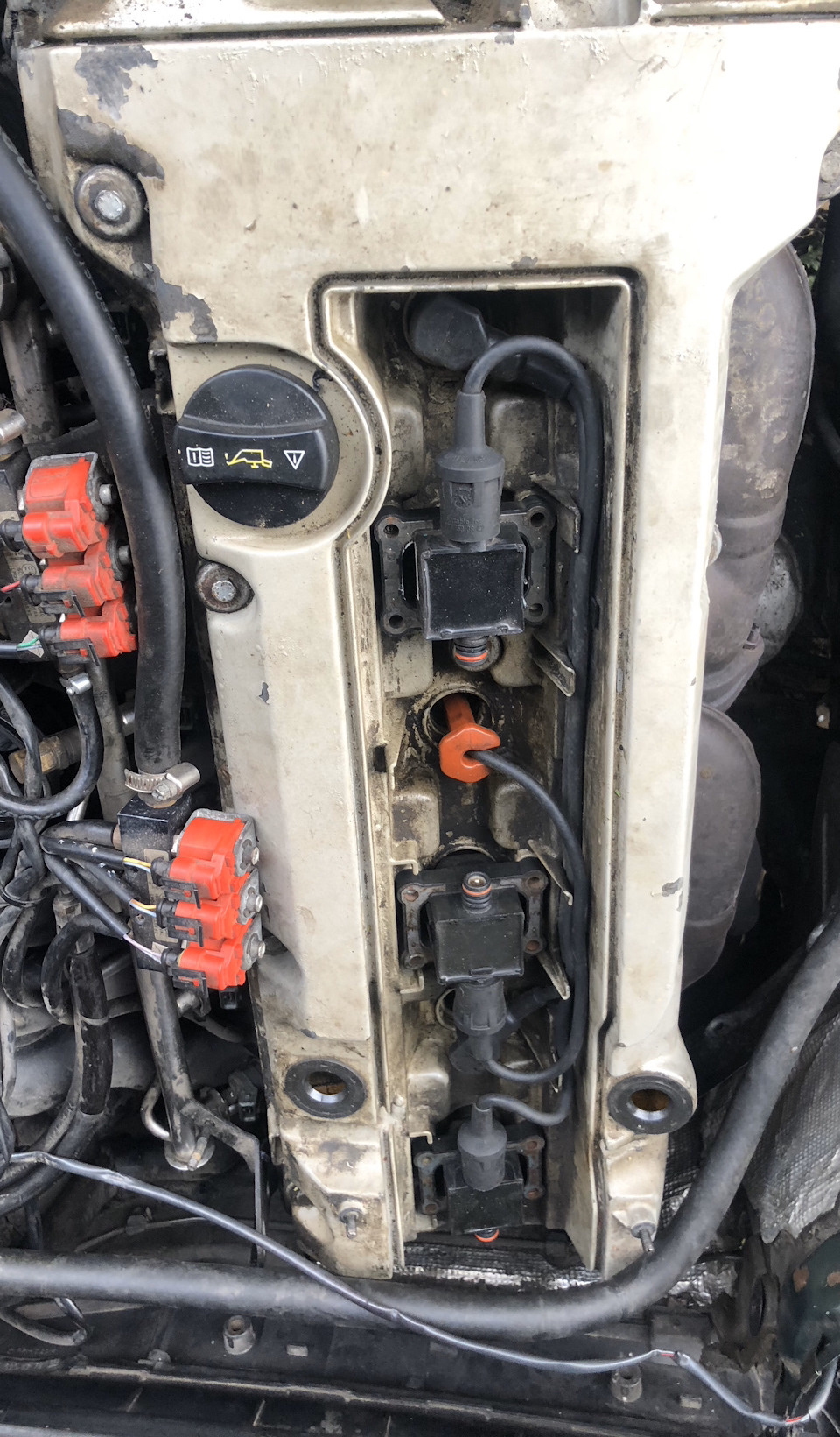 Клапанные крышки m104 и впуск — Mercedes-Benz E-Class (W124), 3,6 л ...