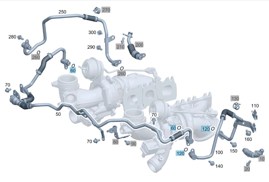 Турбины M276. Часть 1. — Mercedes-Benz E-Class (W212), 3 л, 2015 года ...