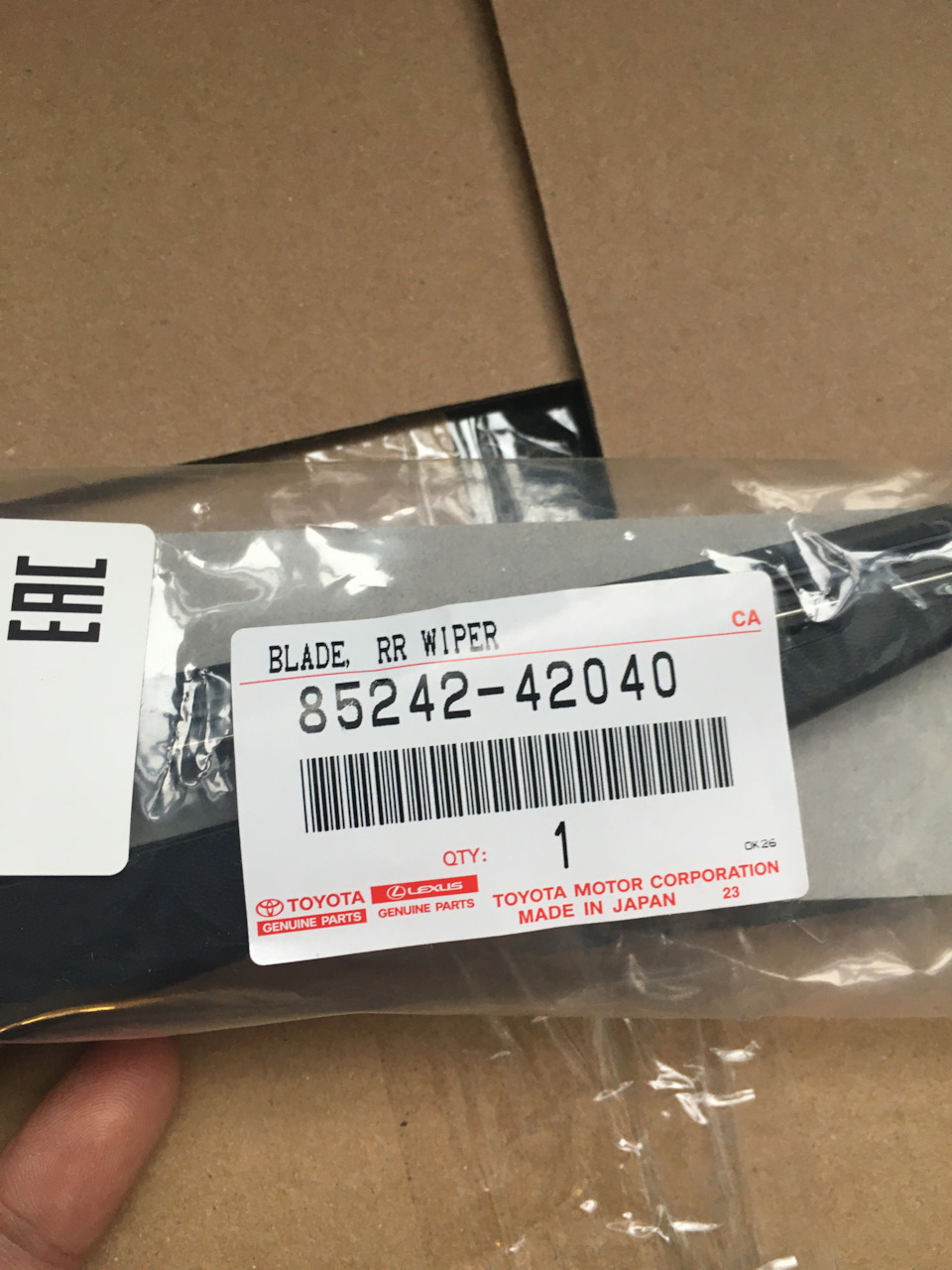 8524242040 Щетка стеклоочистителя TOYOTA LEXUS | Запчасти на DRIVE2
