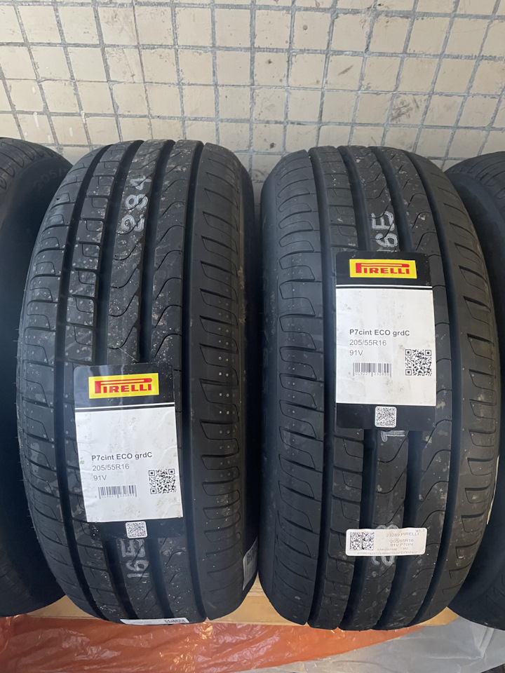 Шины летние Pirelli 205/55 R16 на Skoda Octavia A8 Mk4, Skoda Octavia ...