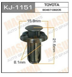9046708205 Крепеж TOYOTA LEXUS | Запчасти на DRIVE2
