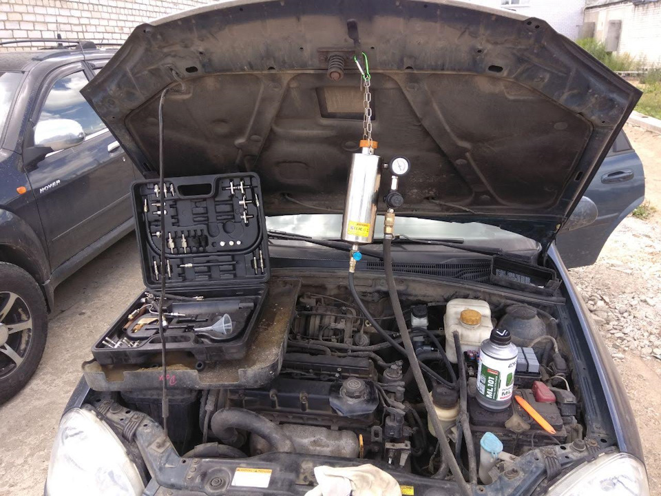 Промывка форсунок №2 — Chevrolet Lacetti SW, 1,6 л, 2008 года | своими ...