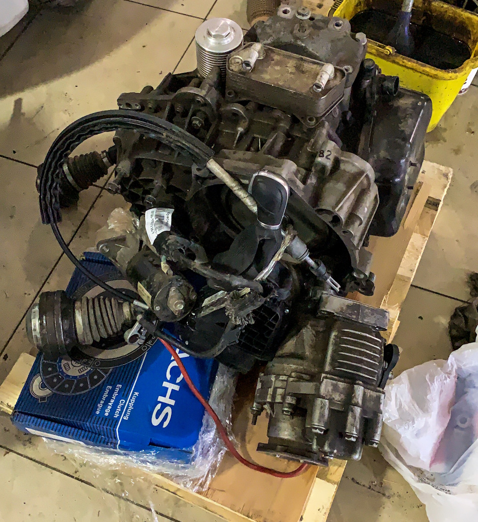 Когда спокойно не живется :) Свап DQ250, фронтальный интеркулер ...