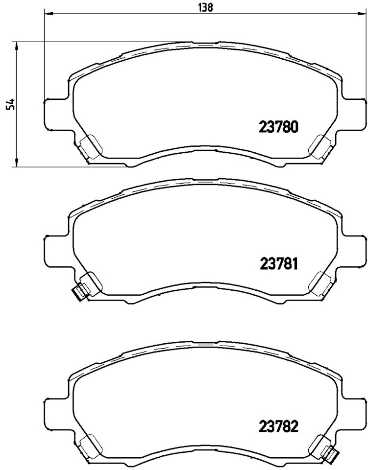 P78009 Тормозные колодки brembo | Запчасти на DRIVE2