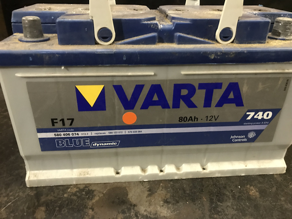 5804060743132 Аккумулятор автомобильный Varta Blue Dynamic F17 6СТ-80 VARTA | Запчасти на DRIVE2
