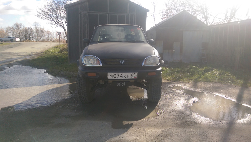 Установка фар от Волга 105 — Suzuki X-90, 1,6 л, 1996 года | тюнинг ...
