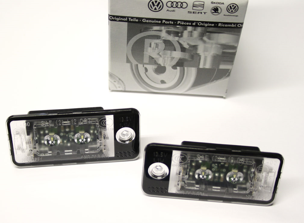 Подсветка номера диодная — Audi Q7 (1G), 3,6 л, 2011 года | электроника ...