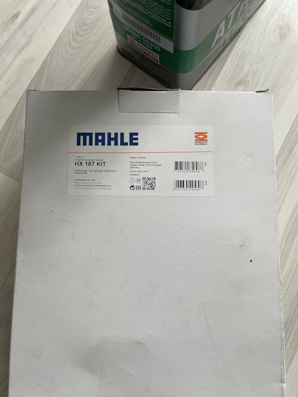 HX187KIT Гидрофильтр, автоматическая коробка передач MAHLE KNECHT ...