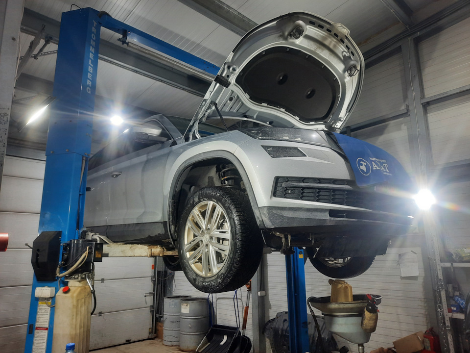 Замена масла в DSG и Редукторах. — Skoda Kodiaq, 2 л, 2019 года ...