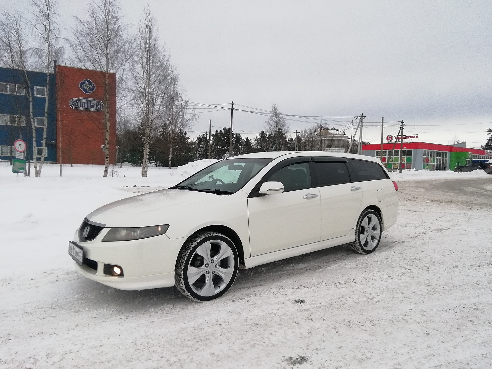 Ньюлук на новых 19х. — Honda Accord Wagon (7G), 2,4 л, 2005 года | колёсные диски | DRIVE2