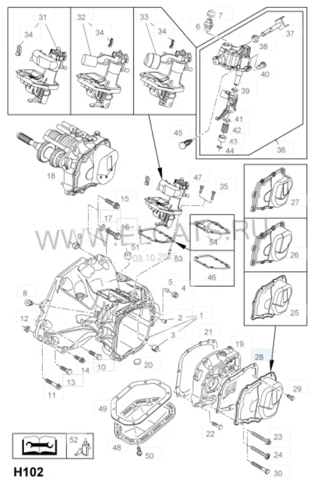 Замена гудящей кпп F17 на рабочую F17 — Opel Zafira B, 1,8 л, 2013 года ...