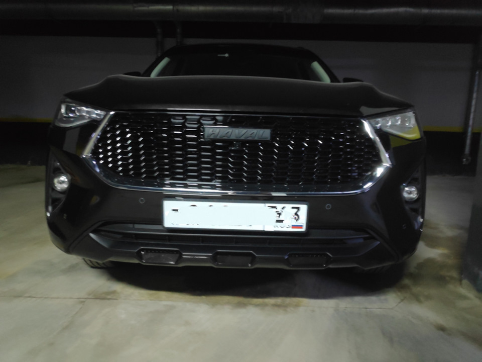 Сетка в бампер, Антихром начало — Haval F7 (1G), 1,5 л, 2021 года | тюнинг | DRIVE2