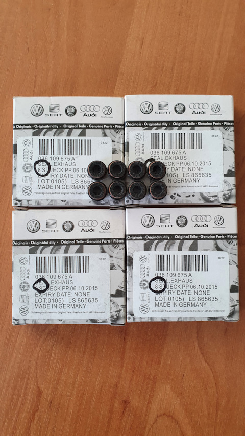 036109675A Маслосъемный колпачок VAG | Запчасти на DRIVE2