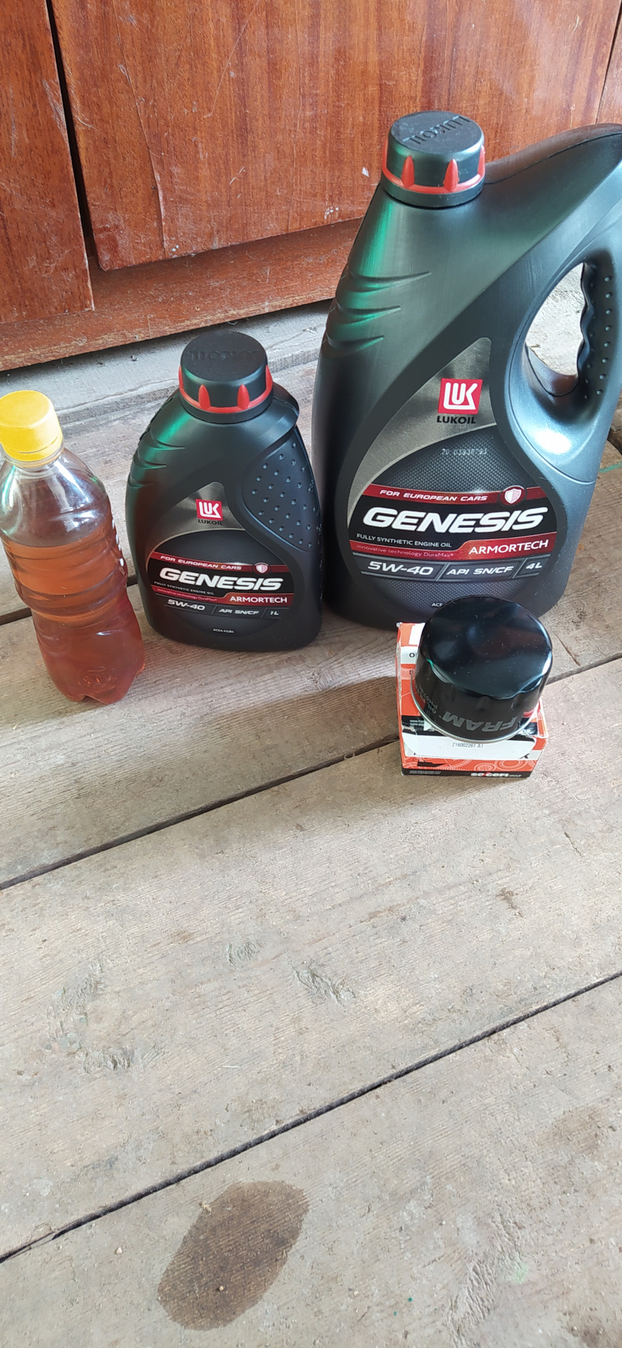 Замена масла двигателя и углового редуктора — Renault Duster (1G), 2 л ...