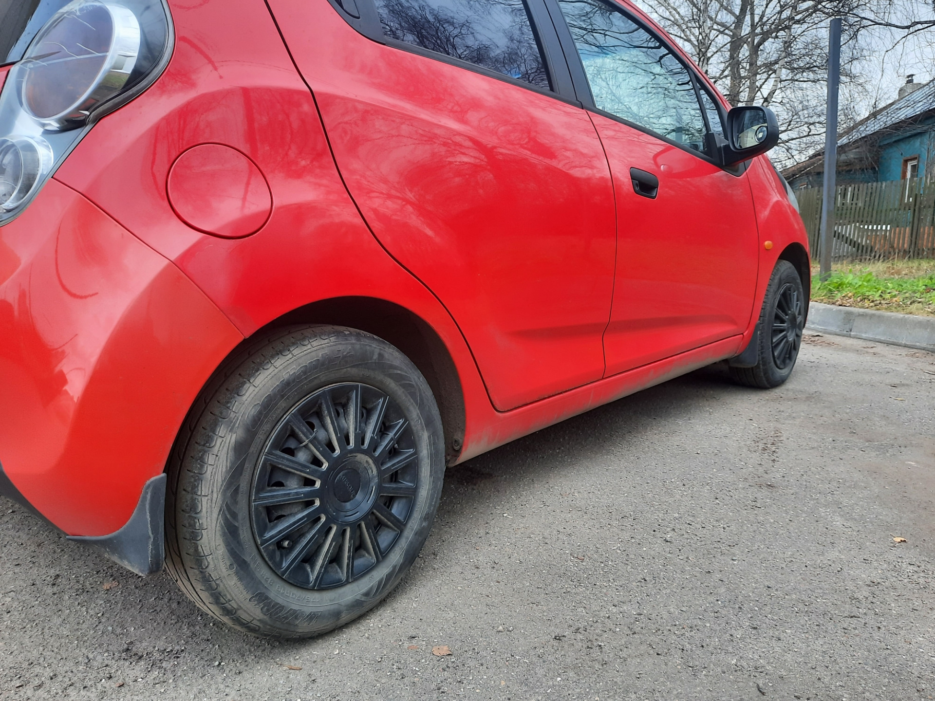 Переобувка — Chevrolet Spark (M300), 1 л, 2011 года | шины | DRIVE2