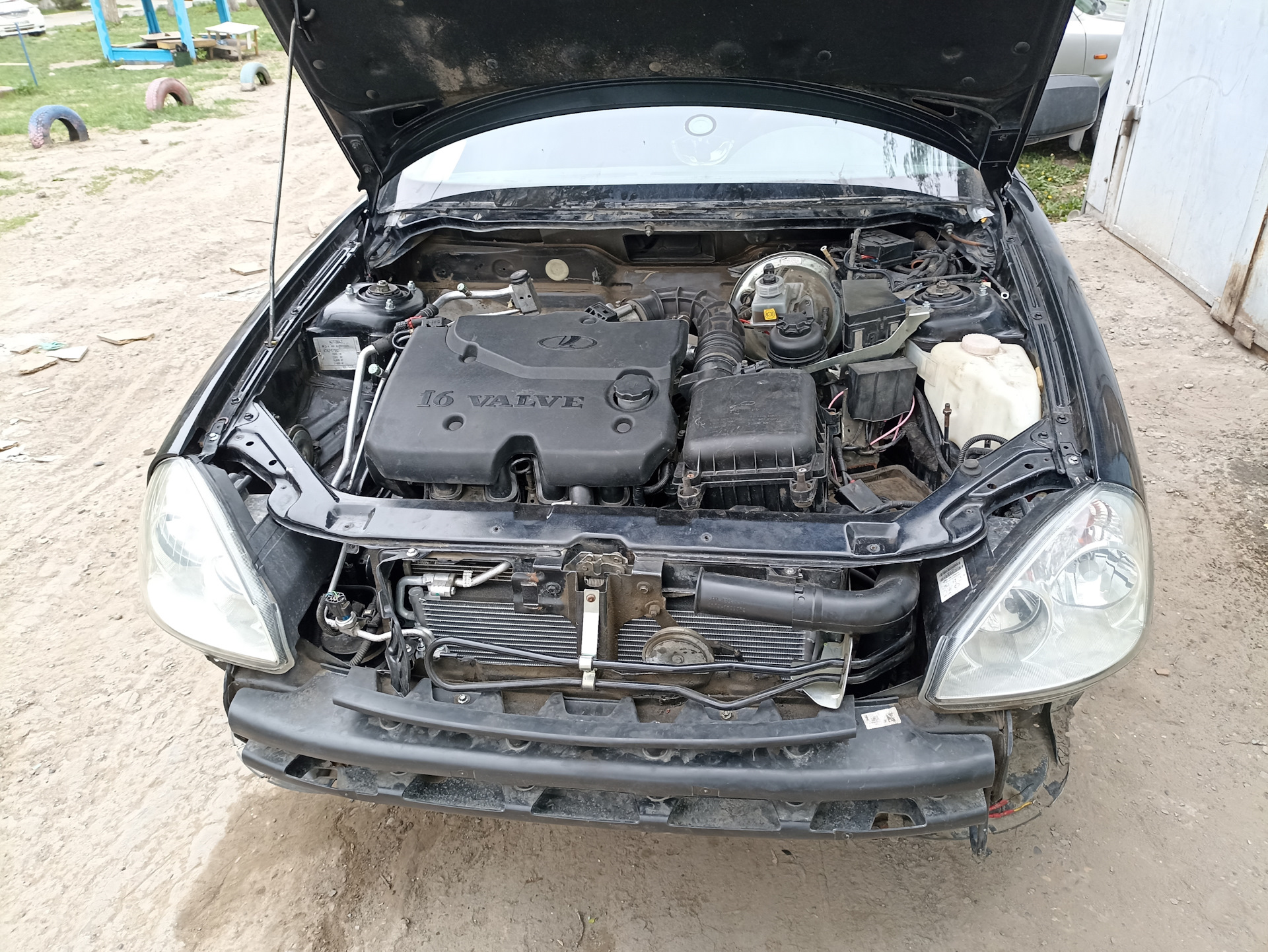 Установка кондиционера (день шестой) — Lada Приора универсал, 1,6 л ...