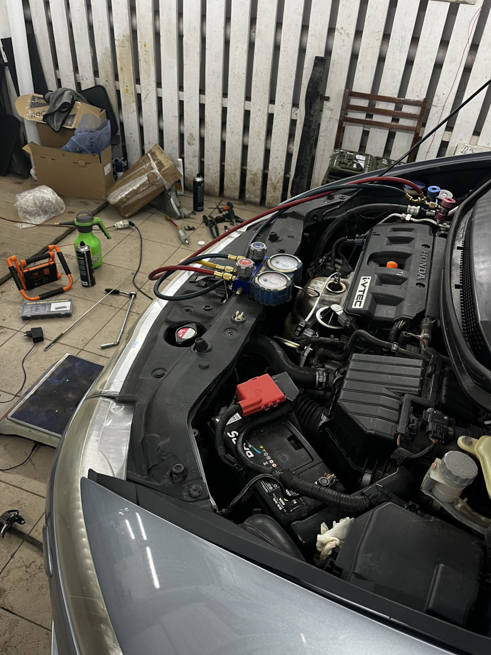 Кондиционер — Honda Civic Hatchback (8G), 1,8 л, 2008 года | визит на ...