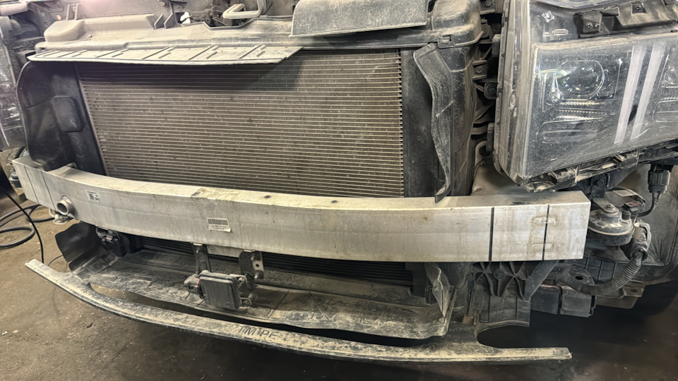 Радиатор двигателя — Hyundai Santa Fe (4G), 2,5 л, 2021 года | поломка ...