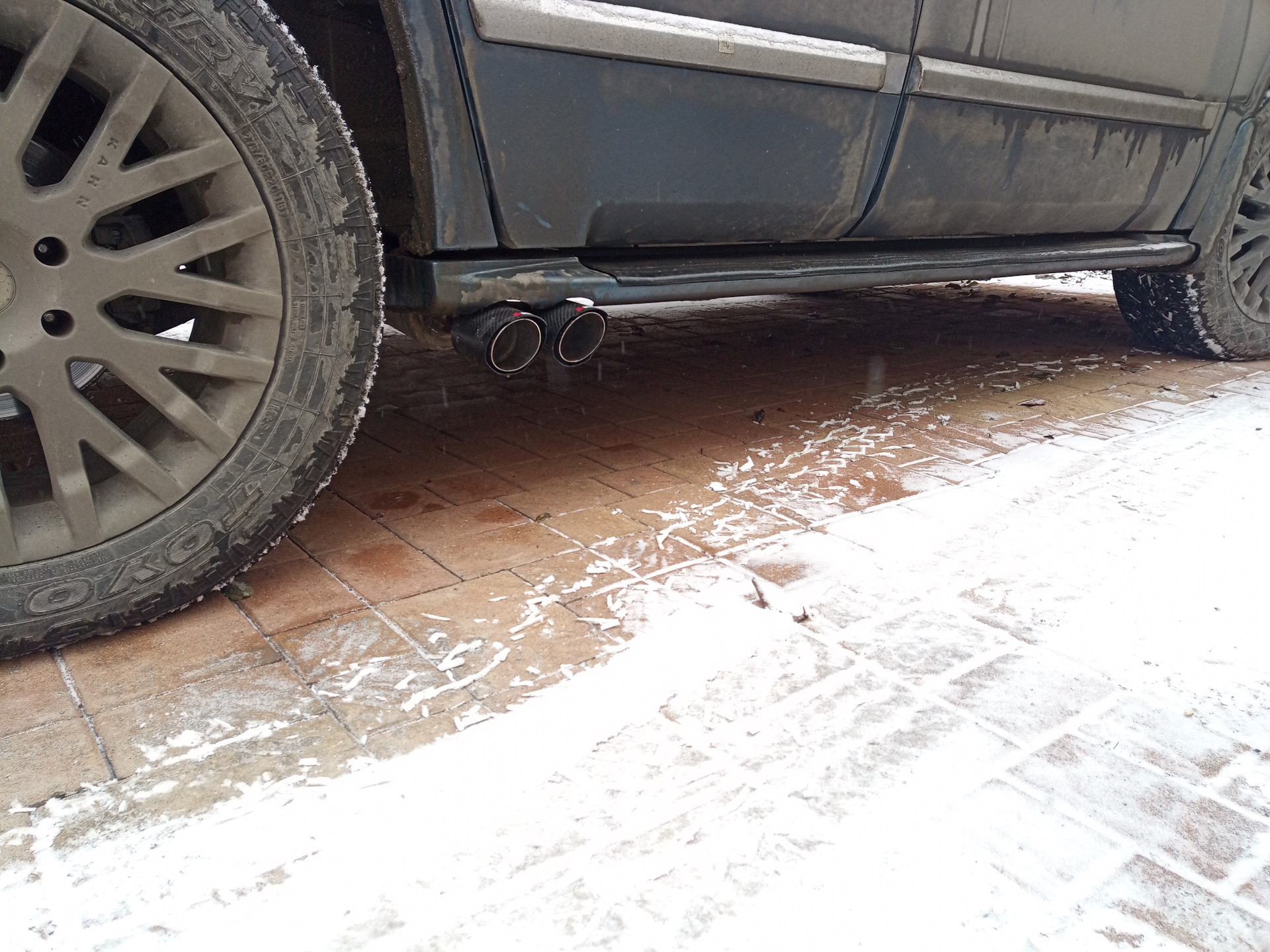 Китайский акропович, карбон настоящий — Infiniti QX56 (1G), 5,6 л, 2008 ...