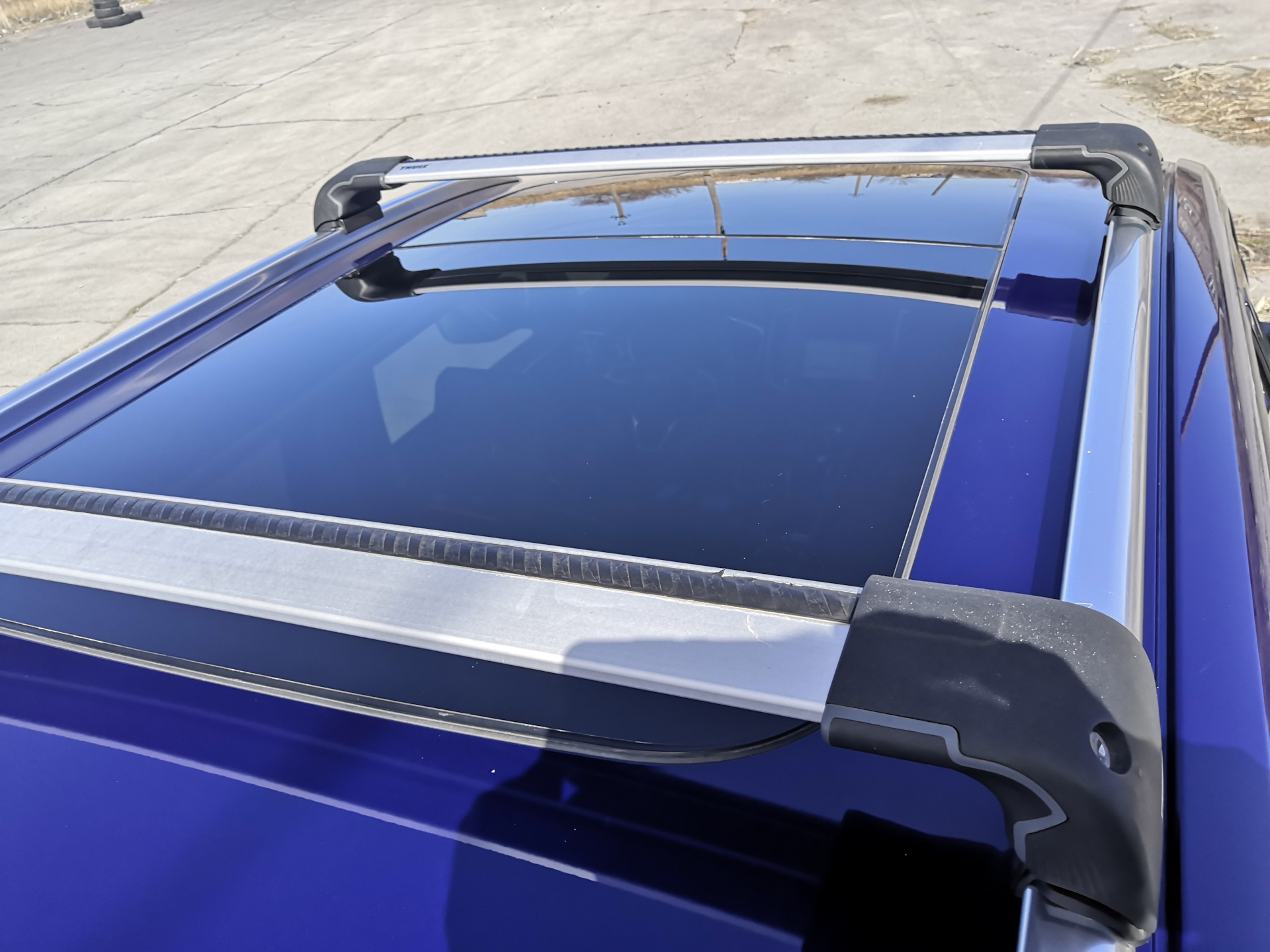 27. Thule WingBar Edge 9595 — Ford Galaxy (Mk IV), 2 л, 2016 года ...