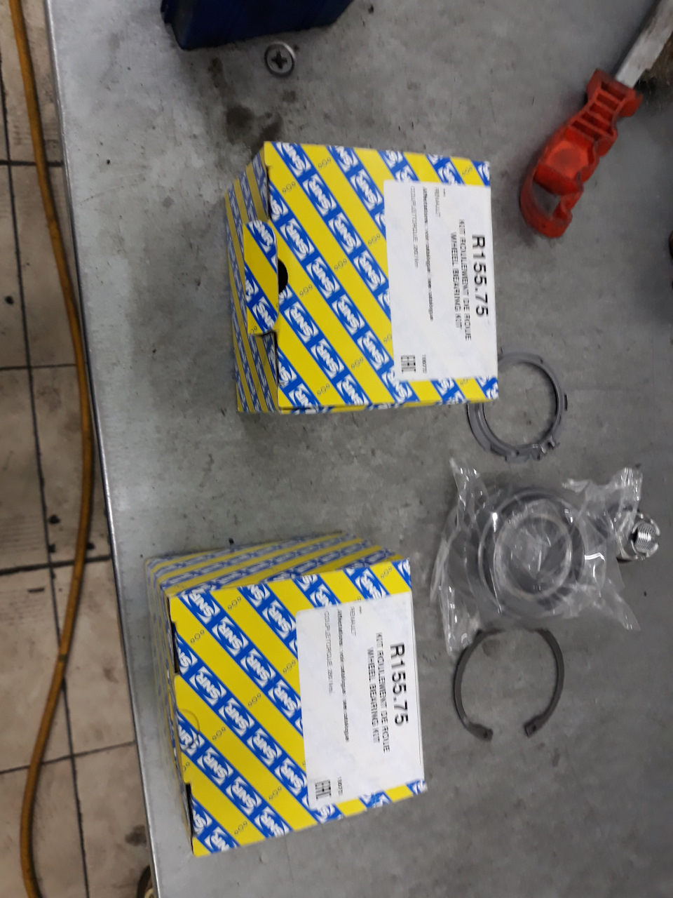 Замена передних ступичных подшипников. — Renault Megane II, 1,6 л, 2007 ...