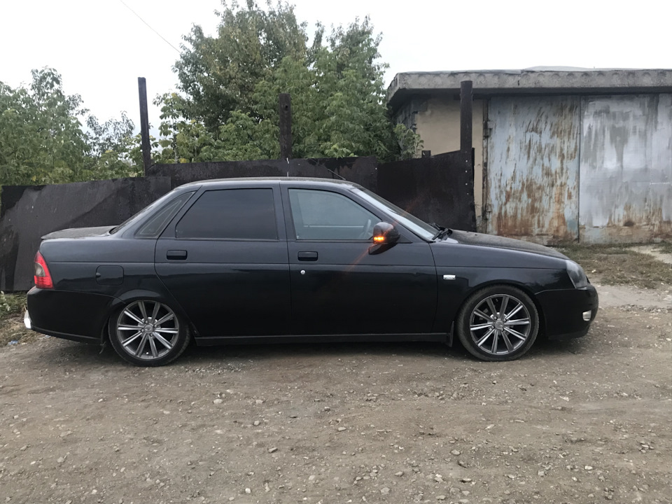 Болотные штампы+антенна на крышу — Lada Приора седан, 1,6 л, 2008 года ...