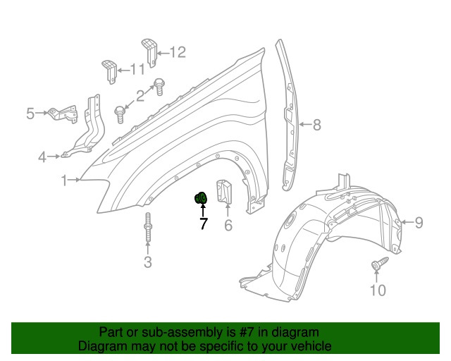 171201969 Гайка, шестигранная VAG | Запчасти на DRIVE2