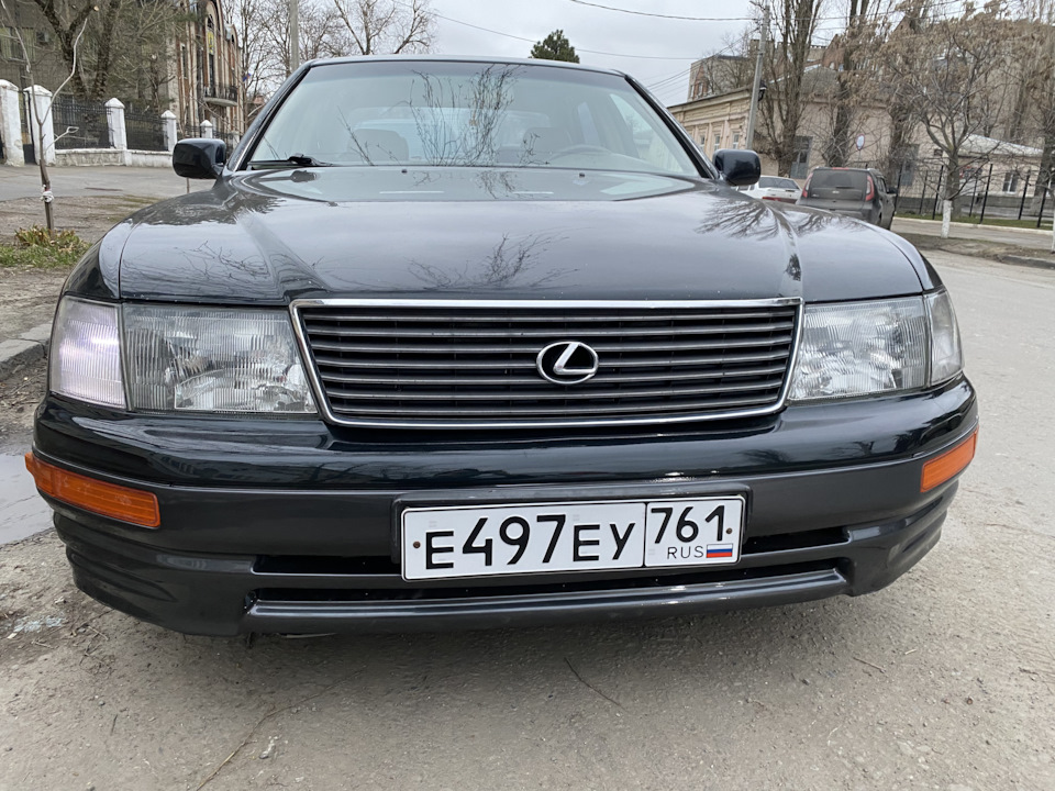 Новые фары и бампер, теперь мы красивые ! — Lexus LS (UCF20), 4 л, 1997 ...