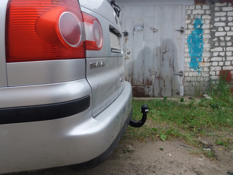 Проводка фаркопа — Volkswagen Sharan (1G), 1,9 л, 2006 года ...