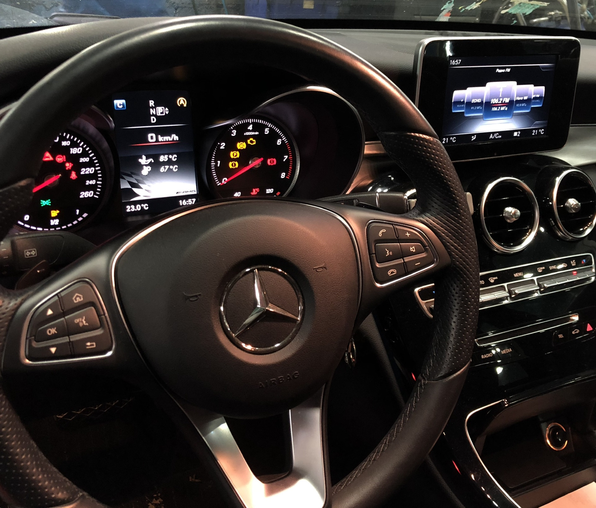 Приборная панель в AMG — Mercedes-Benz C-Class (W205), 1,6 л, 2015 года | электроника | DRIVE2