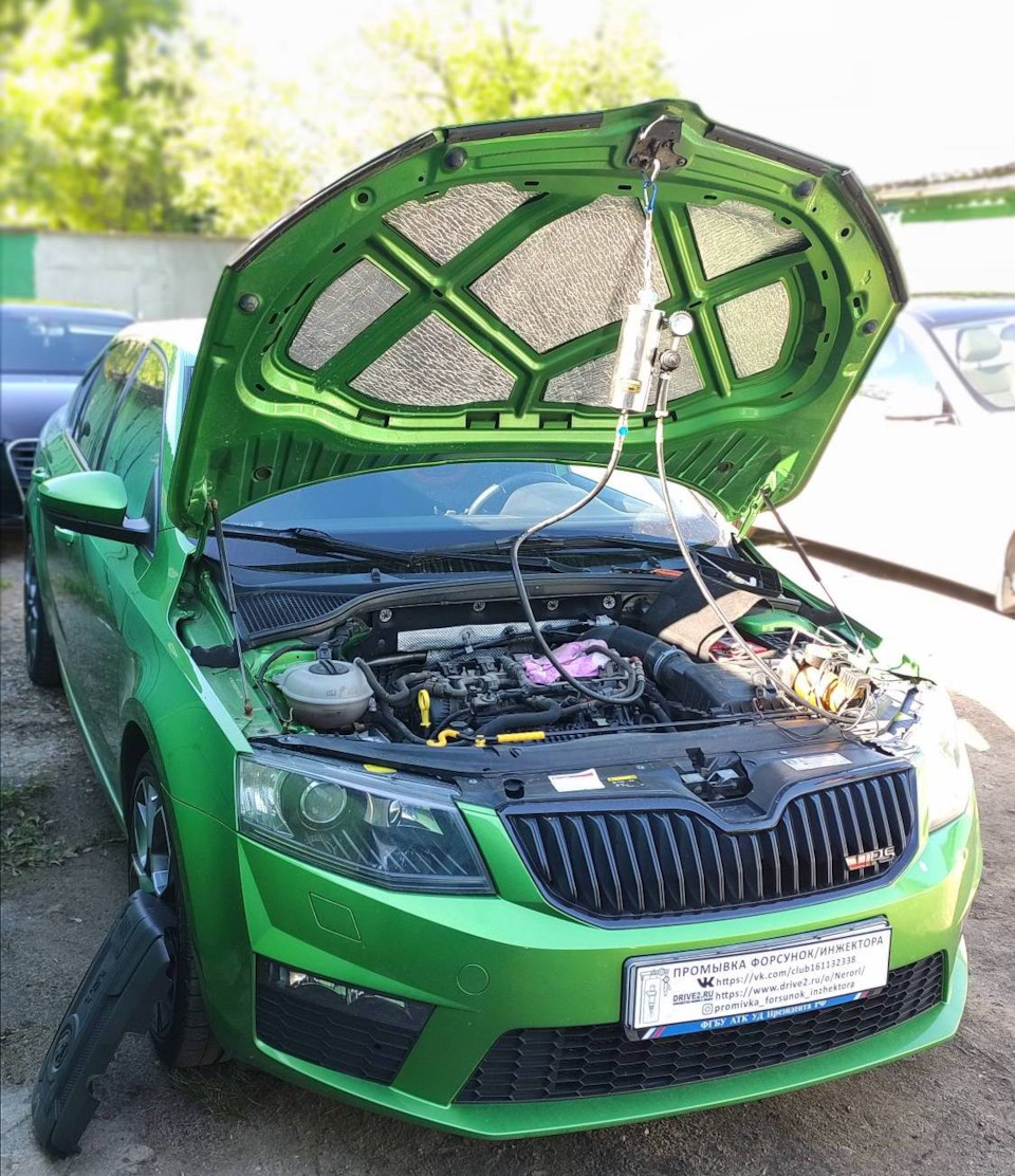 Skoda Octavia A7 промывка форсунок/инжектора — Промывка форсунок ...