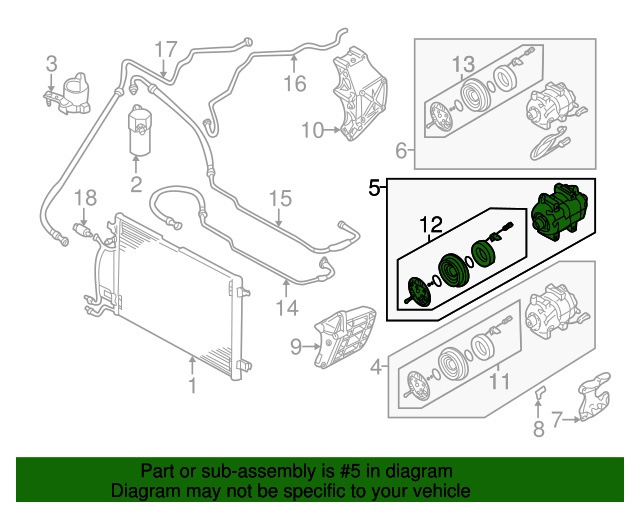 8D0260805M Компрессор, кондиционер VAG | Запчасти на DRIVE2