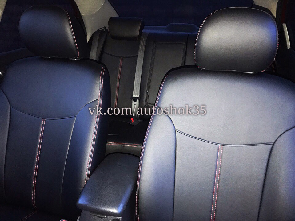Чехлы из экокожи и коврики EVA — KIA Cerato (2G), 1,6 л, 2011 года ...