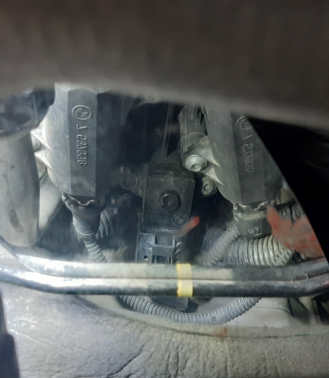 Замена датчика разности давления n62b48 — BMW X5 (E70), 4,8 л, 2008 ...