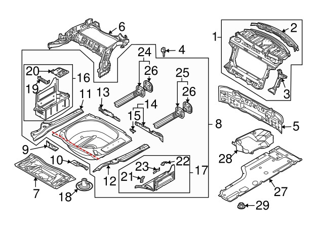 51717033757 Облицовка днища кузова Л BMW | Запчасти на DRIVE2