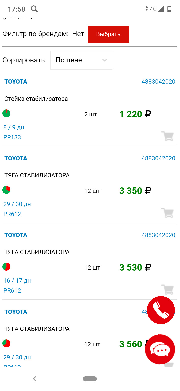 4883042020 Стойка стабилизатора TOYOTA LEXUS | Запчасти на DRIVE2