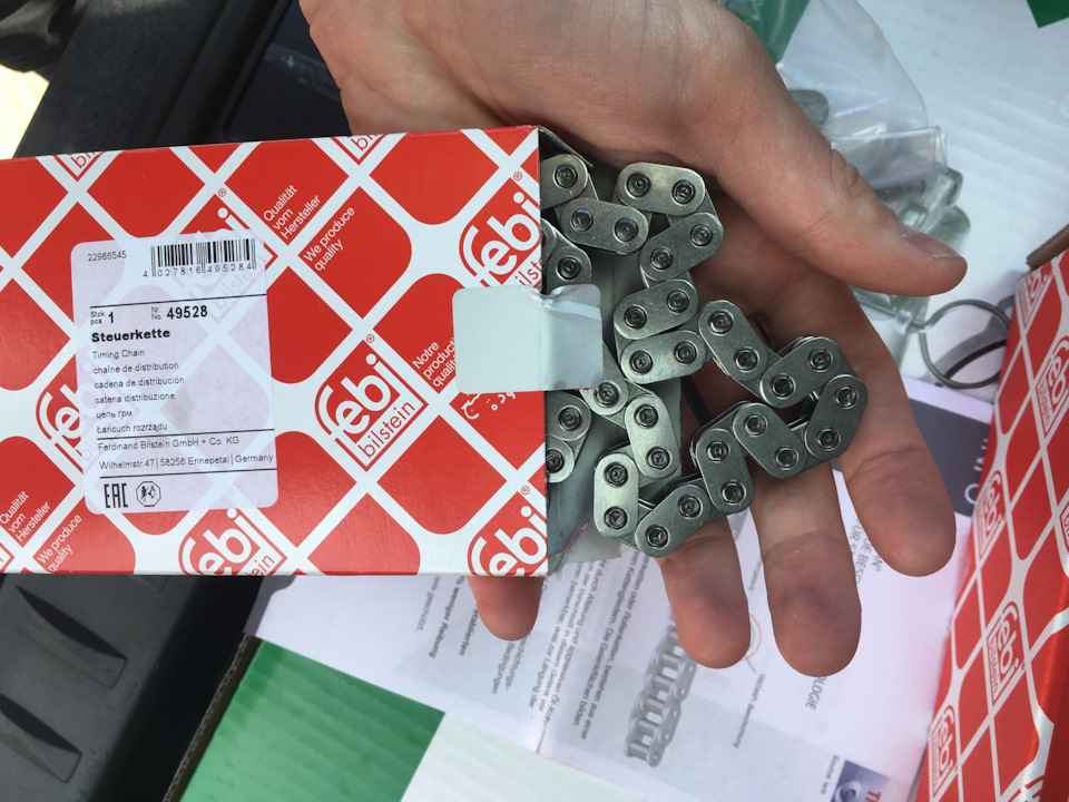 Замена цепей ГРМ, звёзд, натяжителя. — BMW 3 series Touring (E91), 2 л ...