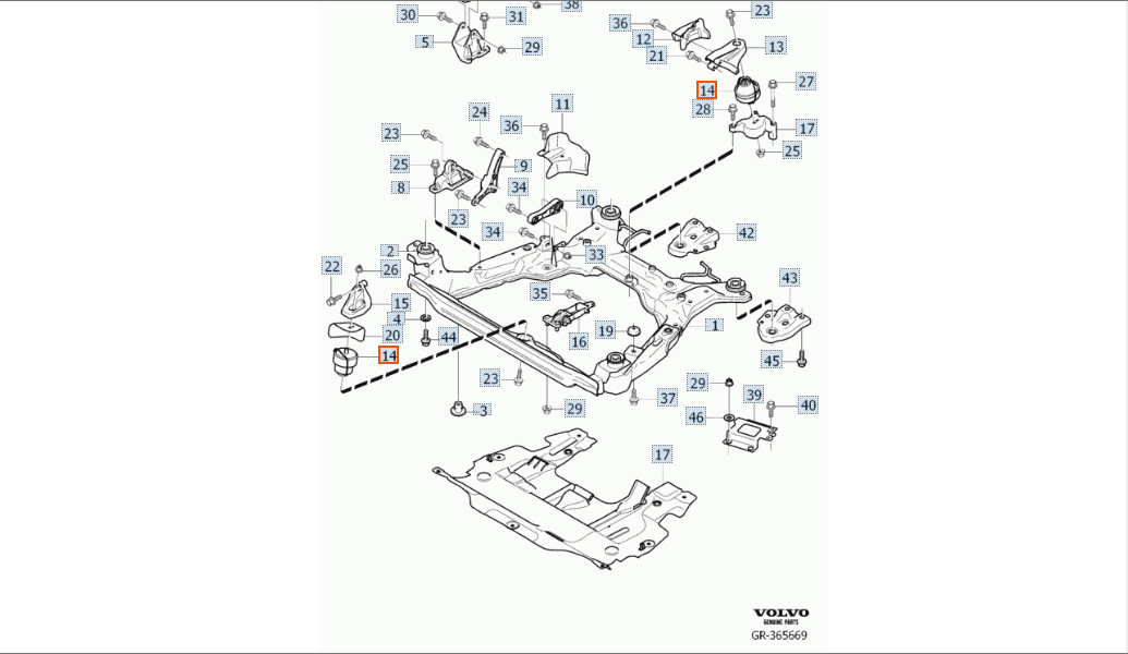 Подушки двигателя 30778953 — Volvo S80 (2G), 4,4 л, 2007 года ...