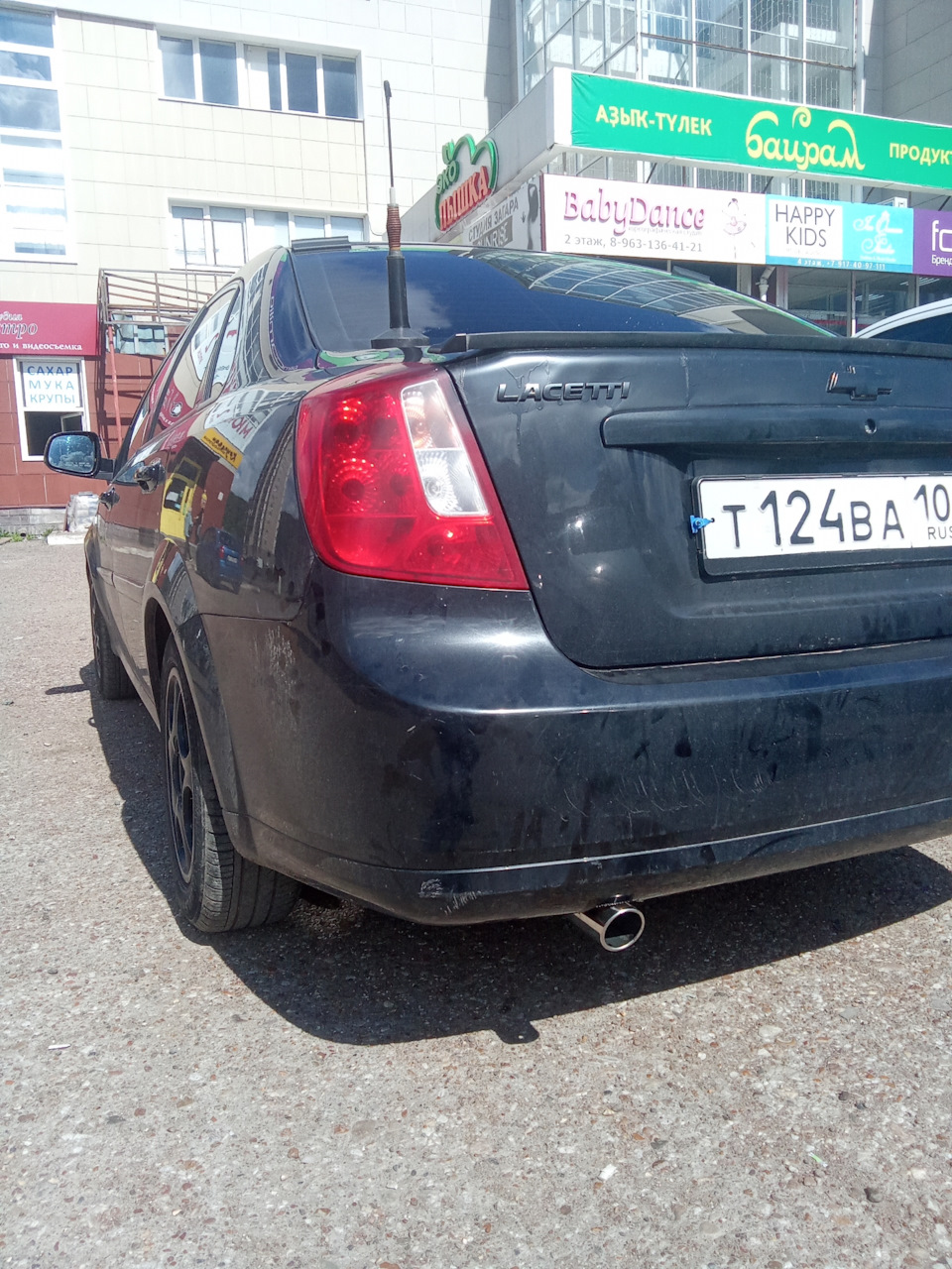 Насадка на глушитель — Chevrolet Lacetti Sedan, 1,6 л, 2011 года ...